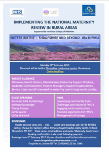 Better Births Event | midwiferyunitnetwork.org